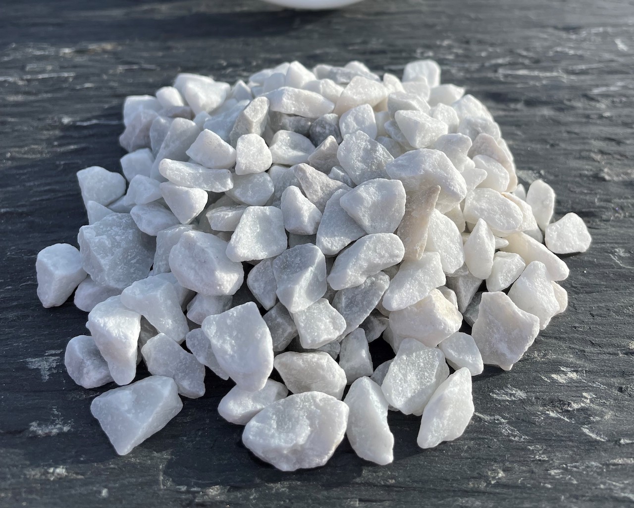 Concassé 9-12 marbre blanc mat carrare - Les Carrières du Cheval Blanc